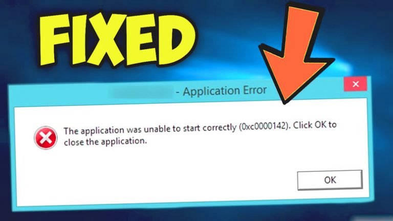 Fix: The Application Was Unable to Start Correctly (0xc0000142)